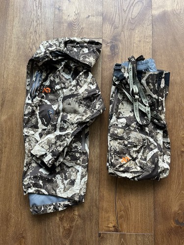 First Lite Cipher Seak Stormtight Jacket & Pants Set Large Raingear | eBay