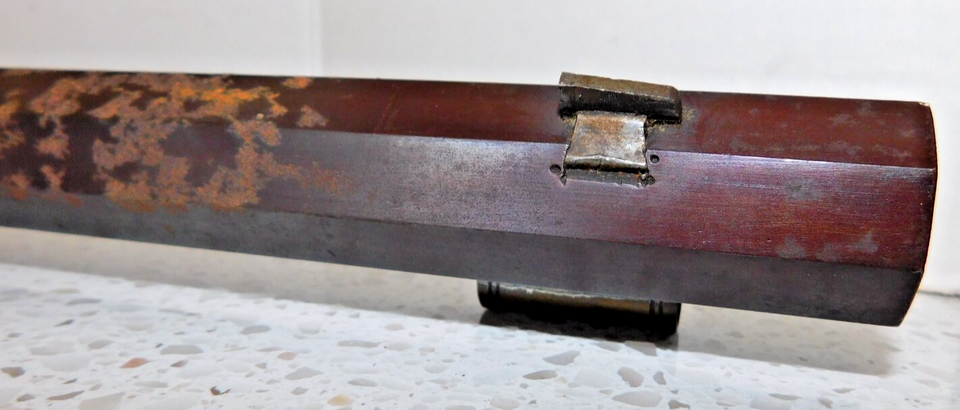 34 Inch Long 9Lb Octagon Rifle Barrel With Gear Shaped Barrel Opening ...