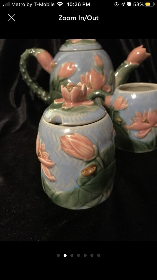 Henriksen Imports Tea Pot With Creamer And Sugar Bowl | eBay