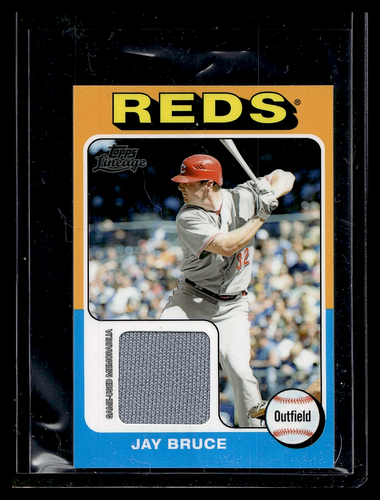 2011 TOPPS LINEAGE '75 MINI RELICS #JB JAY BRUCE GAME USED JERSEY ...
