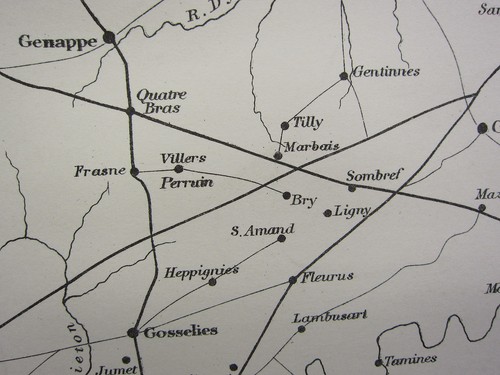 1872 WAR MAP/BATTLEPLAN ~ BRUSSELS THUIN MAMUR GENAPPE NIVELLES | eBay ...