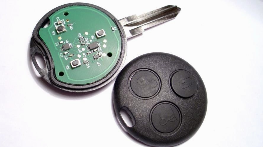 3 BUTTON REMOTE KEY FOB for MERCEDES SMART CAR ForTwo PASSION ROADSTER ...