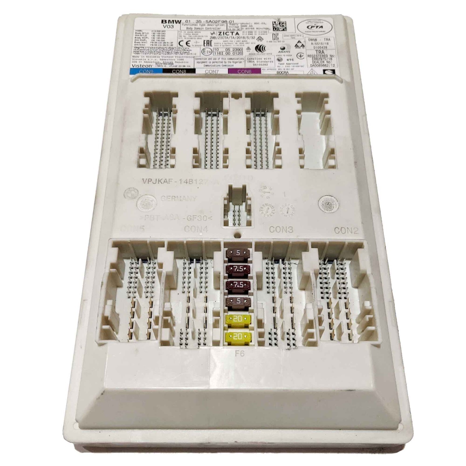 OEM BDC-03 V03 Body Domain Control BDC Module BMW 61355A02F98 | eBay