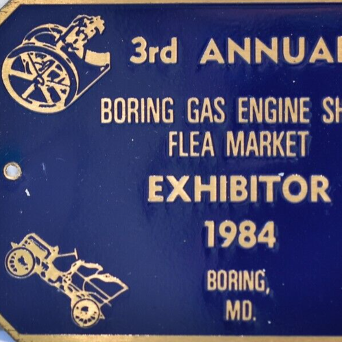 1984 Maryland Boring Gas Engine Show Flea Market Car Meet Exhibitor ...