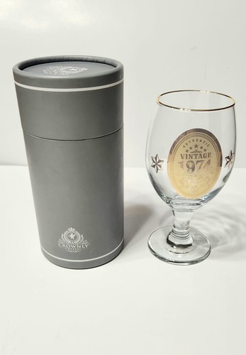 Beer Glass Gold Rimmed Limited Edition Legend Pattern 1974 | eBay