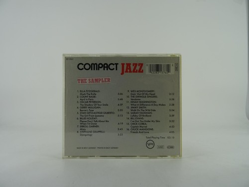 VARIOUS ARTISTS COMPACT JAZZ THE SAMPLER (266) 16 Track CD Album with ...