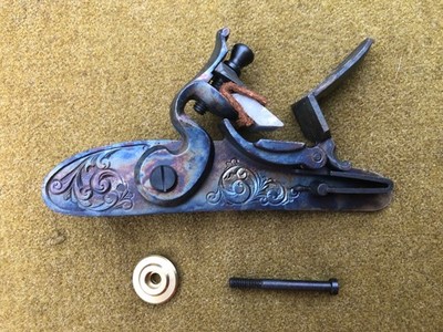 Vintage NOS Thompson Center Hawken Flintlock Black Powder Rifle Lock ...