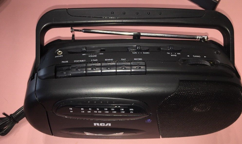 RCA Radio Boombox RP-7700A AM/FM Portable Cassette Player/Recorder ...