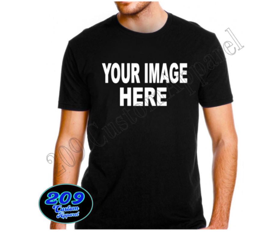 Black T Shirt Template Side