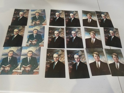 POST CARD LOT Of 18 Oil Painting By Charles McCarthy 1970 JFK TRUMAN ...