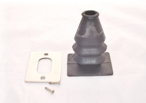 FORD 1932 28-36 HAND BRAKE BOOT - RUBBER & STAINLESS TRIM ORIGNAL ...