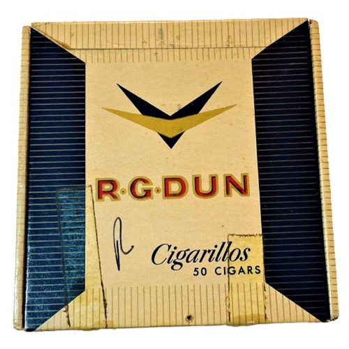 Vintage RG Dun Cigar Box 50 Cigarillos Class C Display Collectible No ...