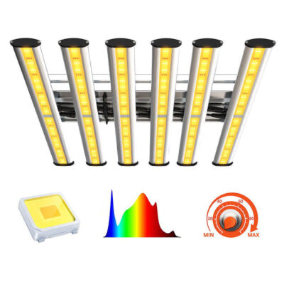 BAR-4000W Spider LED Grow Light 4x4ft Full Spectrum for Indoor Plant ...