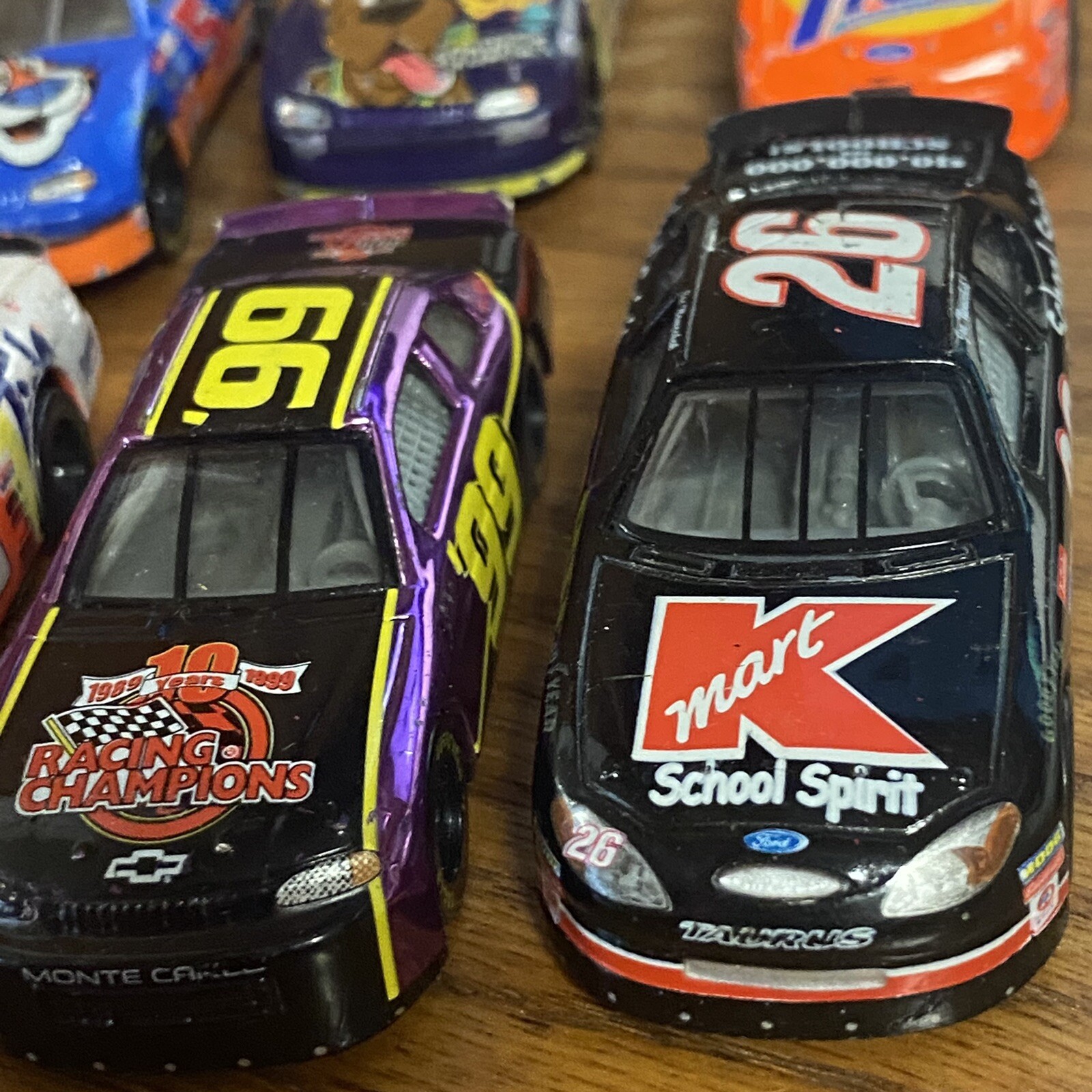 Lot of 8 Racing Champions Cars Scooby Doo Tide Kmart Dodge Frosted ...