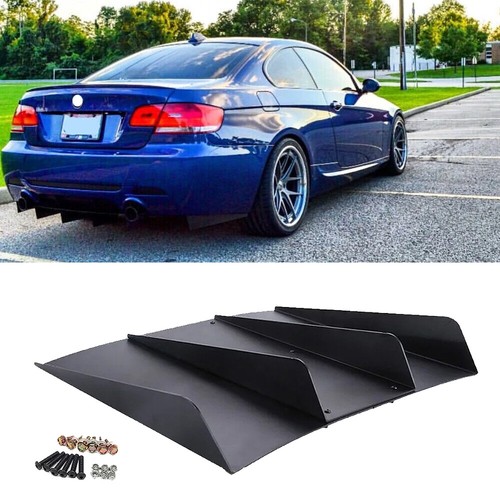 For E90 E92 E93 330i 335i Under Rear Diffuser Bumper 4 Fins Spoiler ...