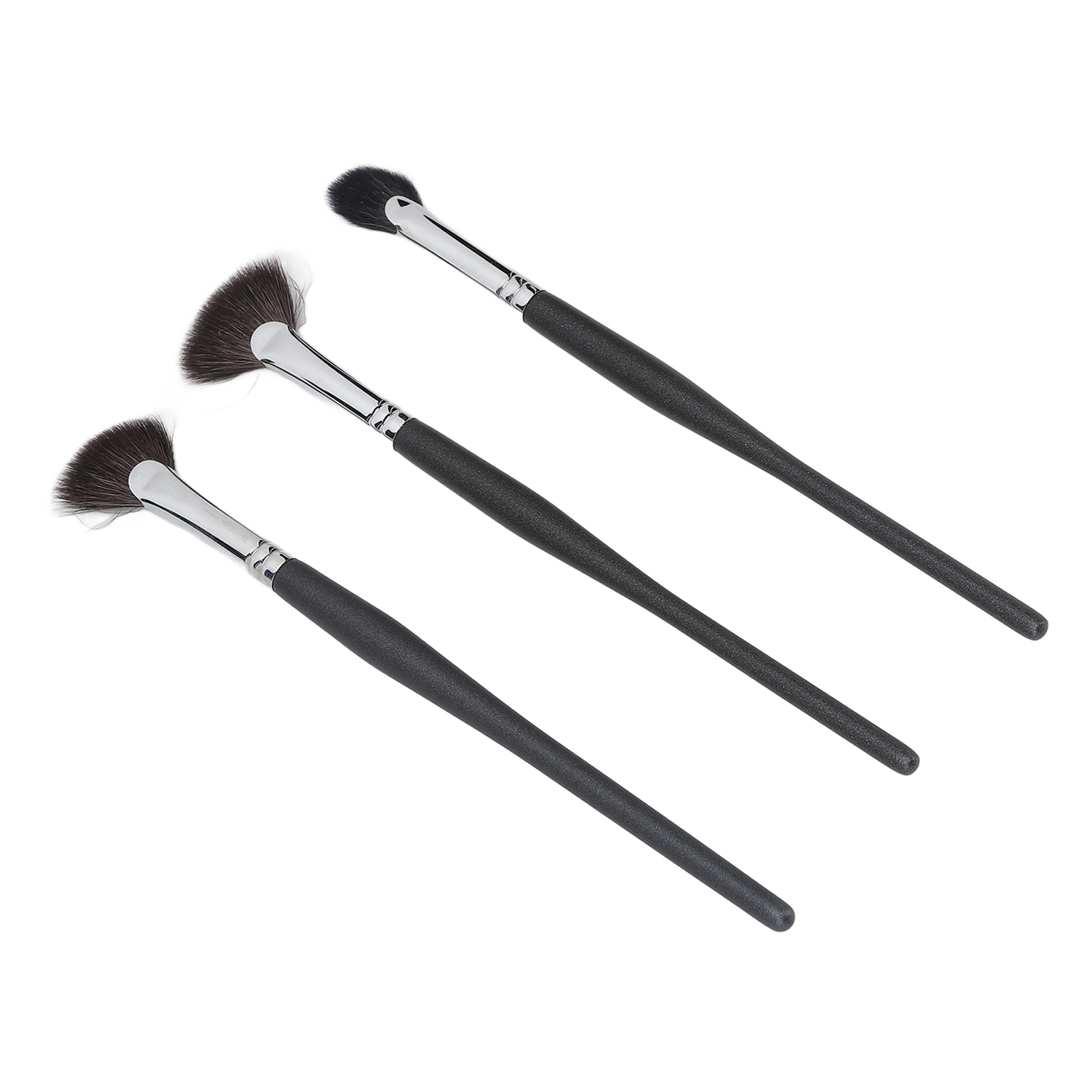 3Pcs Highlighter Brush Soft Hair Fan Shaped Facial Details Shadow ...