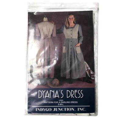Indygo Junction “Dayna’s Dress” Sewing Pattern S - M - L New Uncut | eBay