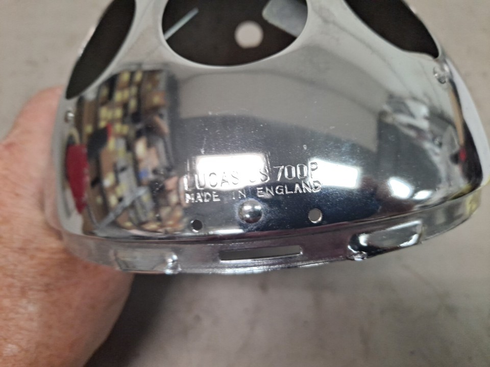 Lucas SS700P Headlight Headlamp 230408 Vintage Headlight