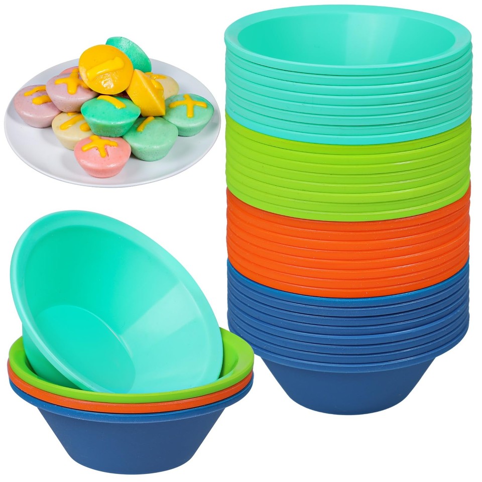 36 Pcs Silicone Puto Molder Filipino Medium-Size, 2.75" Reusable ...