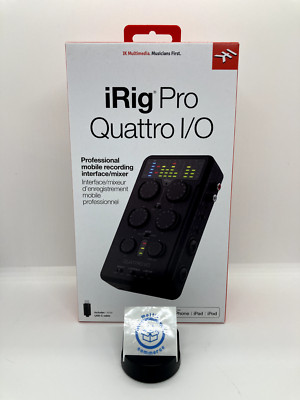 IK Multimedia Irig Pro Quattro I/O Portable audio MIDI interface 4 in ...