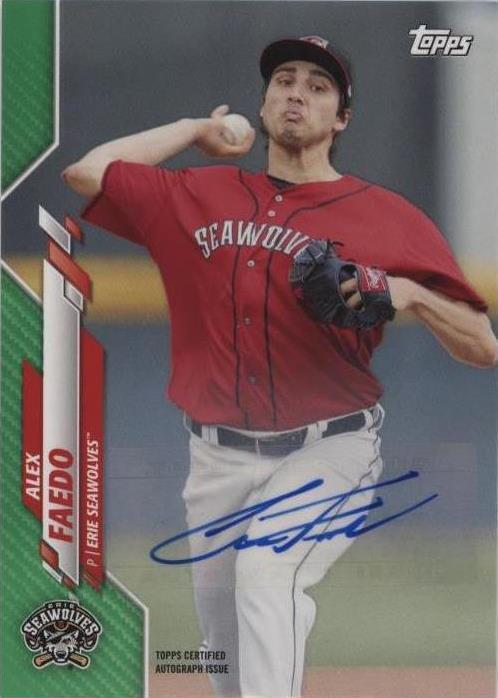 2020 Topps Pro Debut - Alex Faedo #PD-46 Green Autographs /99 (AU, RC ...