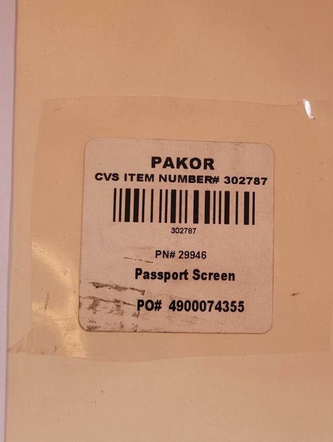 Pakor Passport Screen #29946 Wall - Mounted Manual Screen Brand New ...