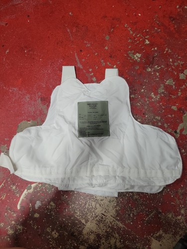 MSA Paraclete Size XL Ballistic Armor Panels Front Back White PPE ...