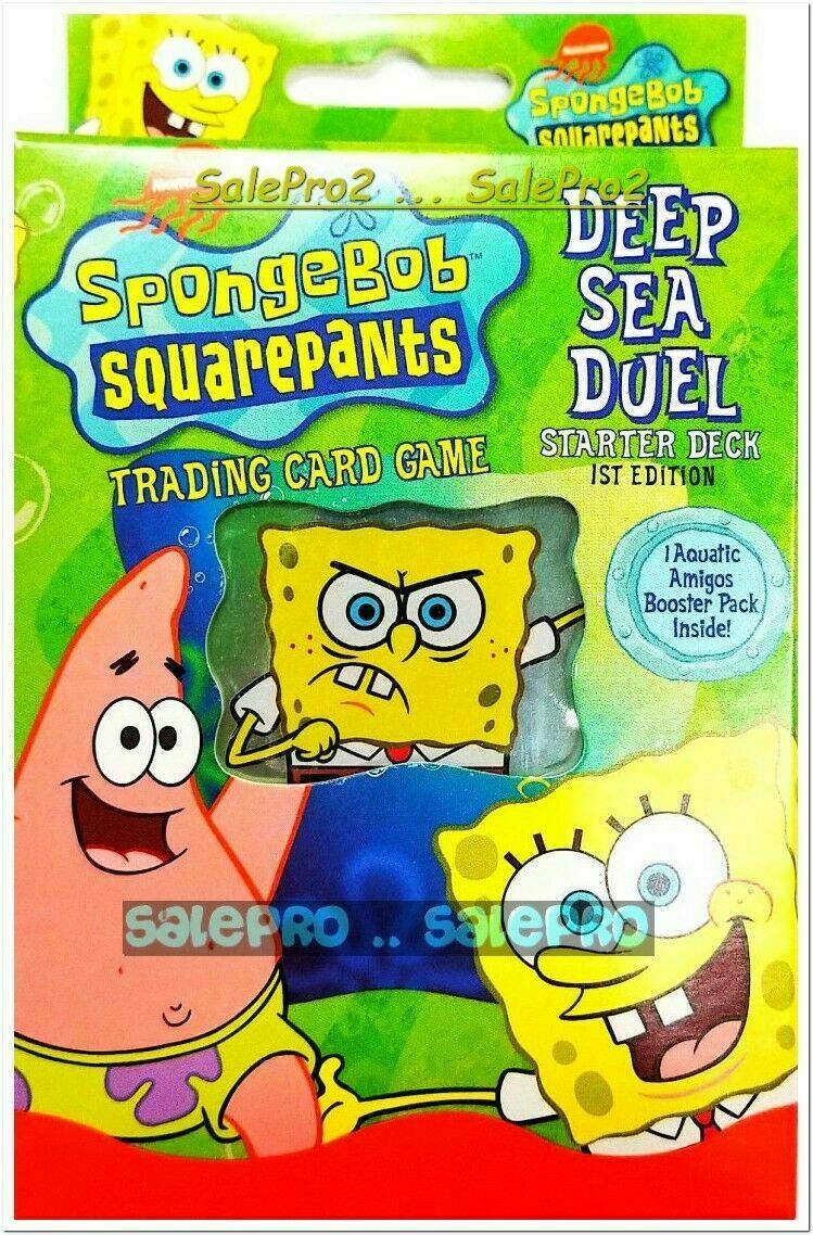 UPPER DECK 2003 SPONGE BOB SQUAREPANTS CCG TCG FACTORY SEALED DUEL ...