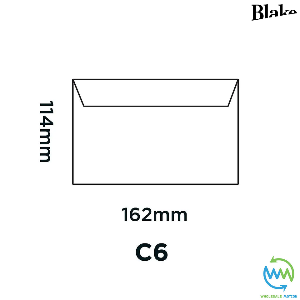 C6 White ENVELOPES Self Seal Pocket PREMIUM Quality 90gsm STRONG Letter ...