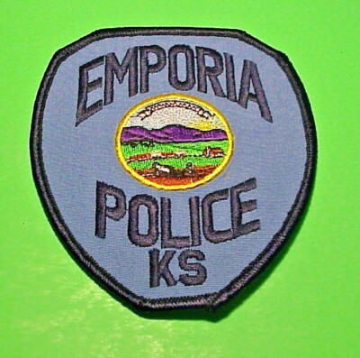 EMPORIA KANSAS KS 4 1/4" POLICE PATCH FREE SHIPPING!!! | eBay