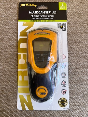 Zircon Stud Finder MultiScanner Center Finding 1 1/2" Studs 3" Metal ...