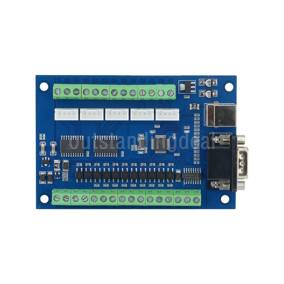 5 Axis CNC Driver Board Breakout Board with MPG Stepper Motion ...