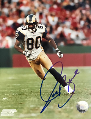 Isaac Bruce Autographed 8x10 Football Photo | eBay