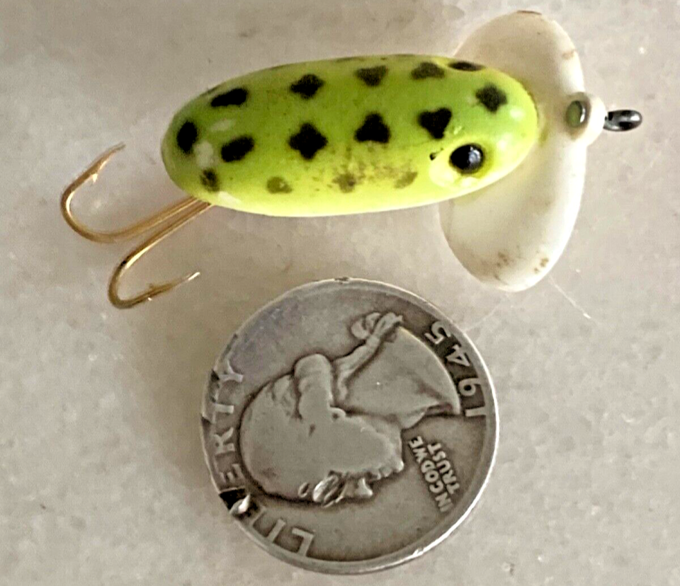 VTG ARBOGAST FLY ROD LURE TOPWATER JITTERBUG FROG SURFACE CRANKBAIT ...