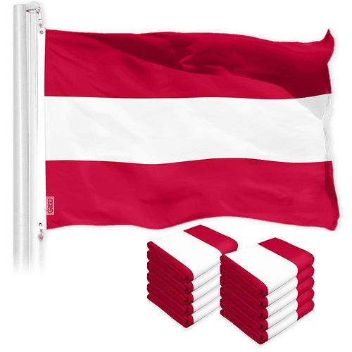 10 Pack: Austria Austrian Flag 3x5 Ft Printed 150D Polyester | eBay