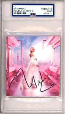 Nicki Minaj Pink Friday 2 Art Card SIGNED Sexy HOT Photo AUTOGRAPHED ...