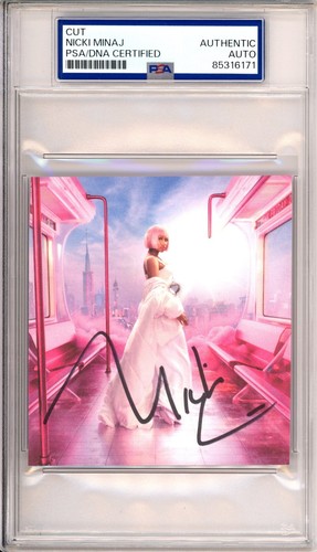 Nicki Minaj Pink Friday 2 Art Card SIGNED Sexy HOT Photo AUTOGRAPHED ...