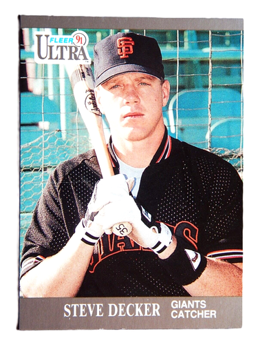 Steve Decker #319 Fleer Ultra 1991 Baseball Card (San Francisco Giants ...