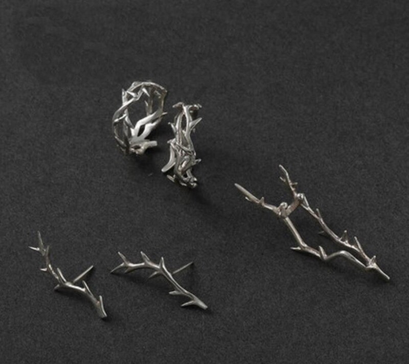 Thorns Rings for Men Women Retro Vine Branch Couple Ring Delicate ...