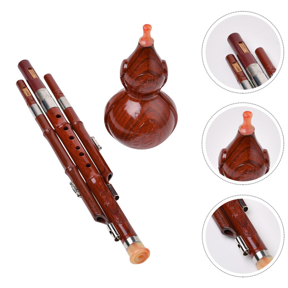 Gourd Silk Hulusi Flute Bamboo Traditional Chinese Instrument Ethnic ...