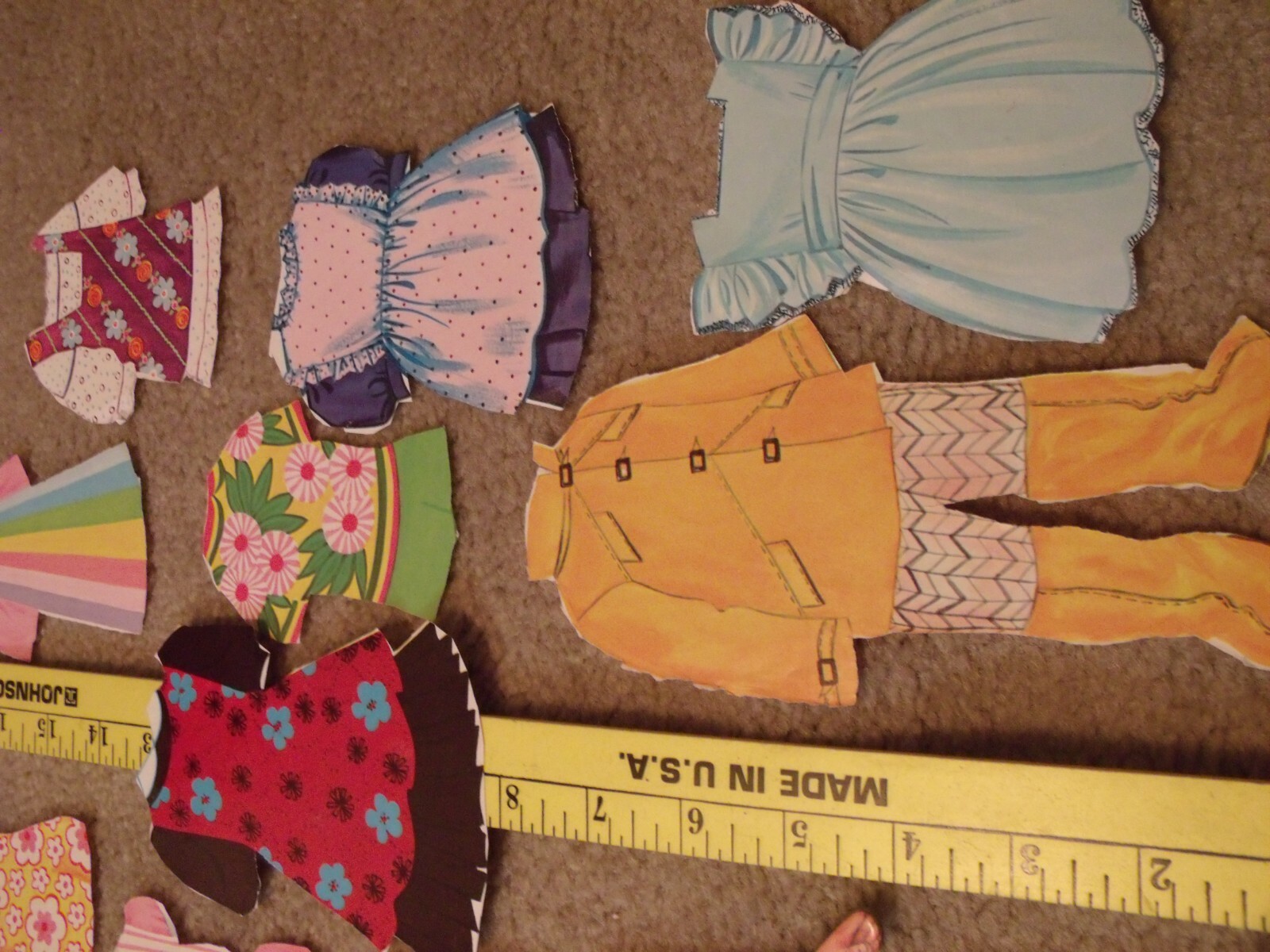 1969 VINTAGE TIPPY TUMBLES PAPER DOLL SET WITH SEVERAL CLOTHES AND ...