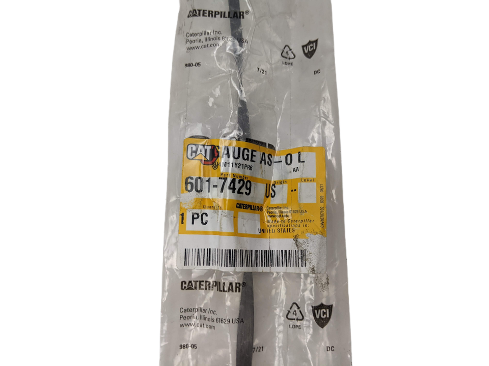 Genuine OEM CAT Caterpillar 601-7429 Gauge AS-O L - New | eBay