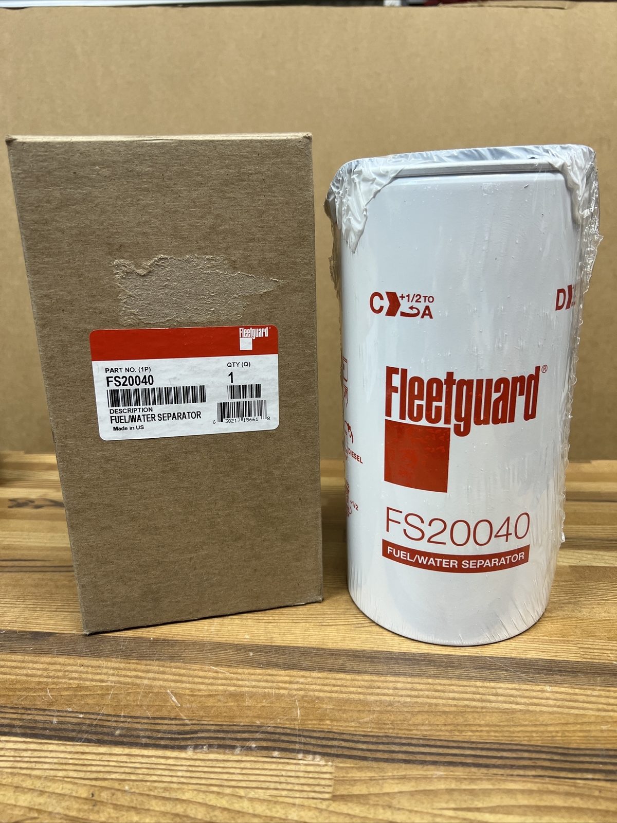 Fleetguard Fuel Filter With Water Separator FS20040 for sale online | eBay