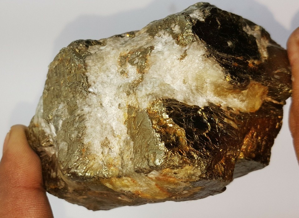 Natural Golden Pyrite Rough 2071.00Ct Loose Gemstone Certified Pyrite ...