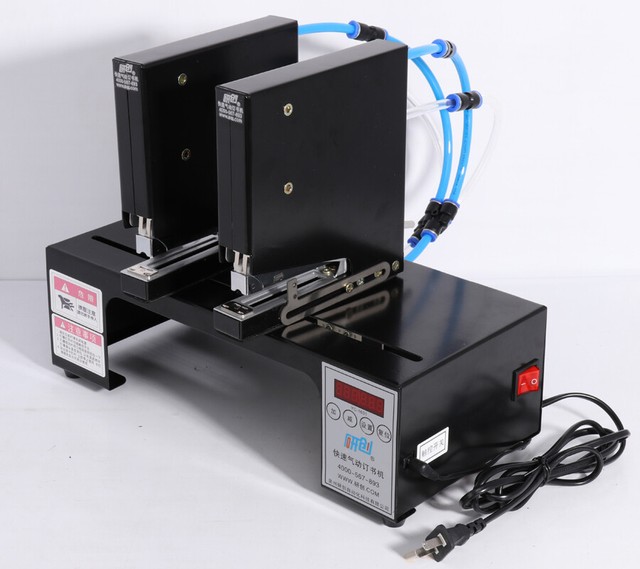 Double-head Intelligent Pneumatic Stapler BLISTER Binding Machine 220v ...