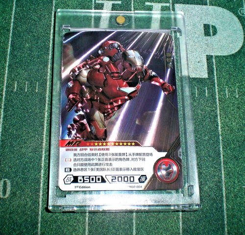 2023 Kayou Marvel Hero Battle Iron Man Avengers Foil Holo SSP MR #MW02 ...