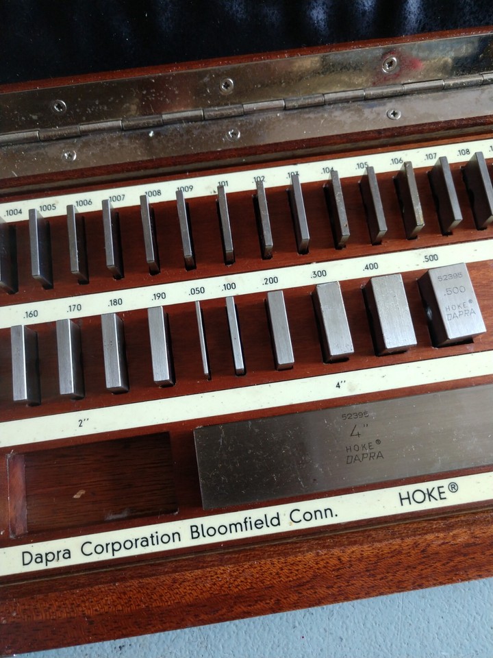 DAPRA HOKE Square Gage Block Set | eBay
