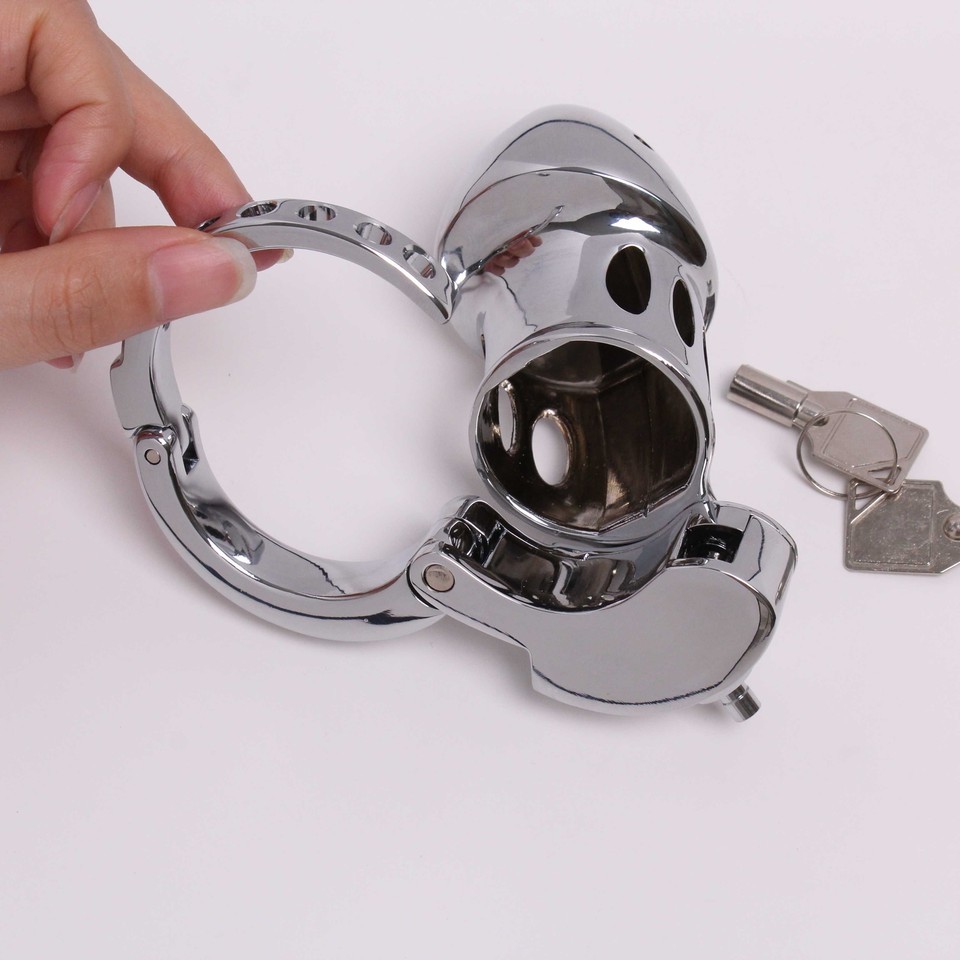 BDSM Handcuffs Lockable Cuffs Wrist Cuffs Ball Gloves /Male Chastity ...