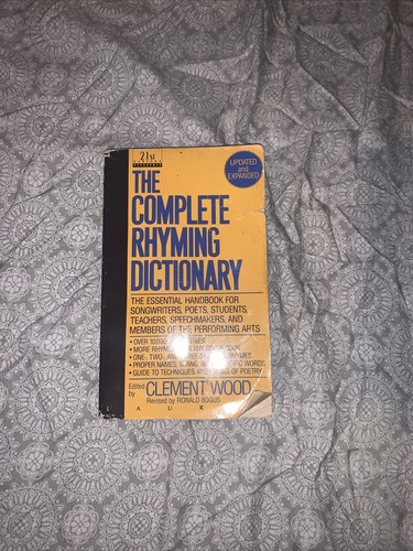 The complete rhyming dictionary | eBay
