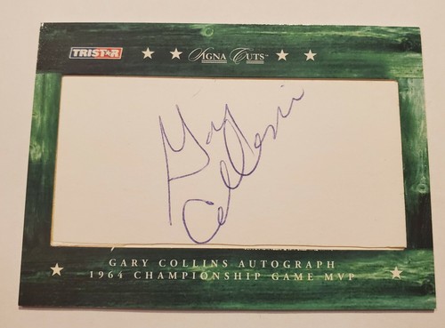 2007 Tri Star Signa Cuts Gary Collins Auto Signed Cleveland Browns 1964 ...